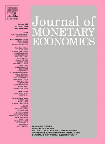 Journal of Monetary Economics Best Paper Award 2023 | Department of ...